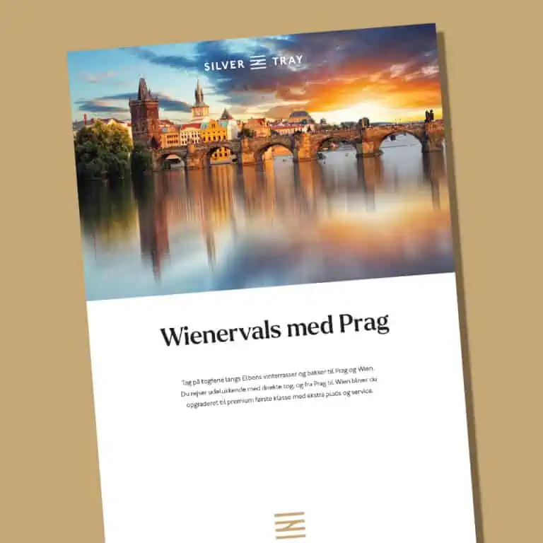 Rejseplan wienervals med Prag - Silver Tray